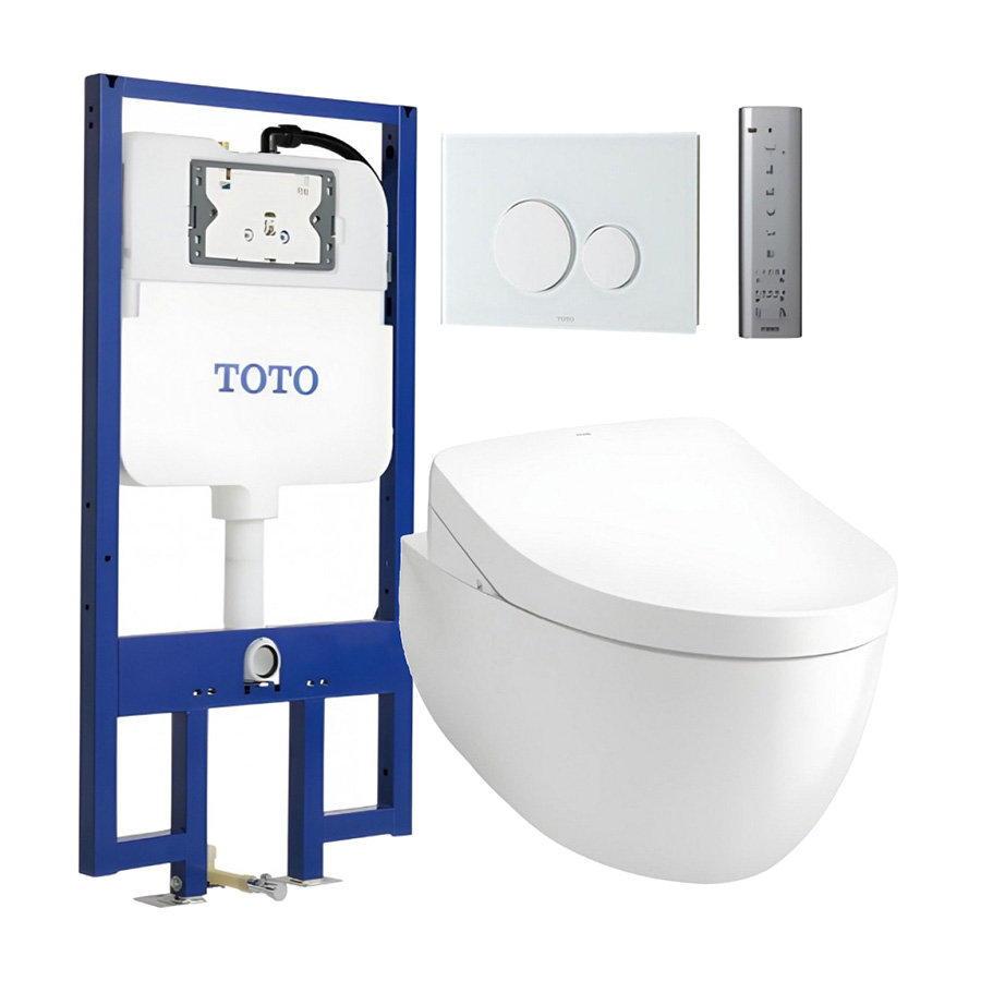 Bồn Cầu TOTO CW812REA#W TCF4911EZ#NW1 WH172AAT TCA464 MB176G#WH Treo Tường